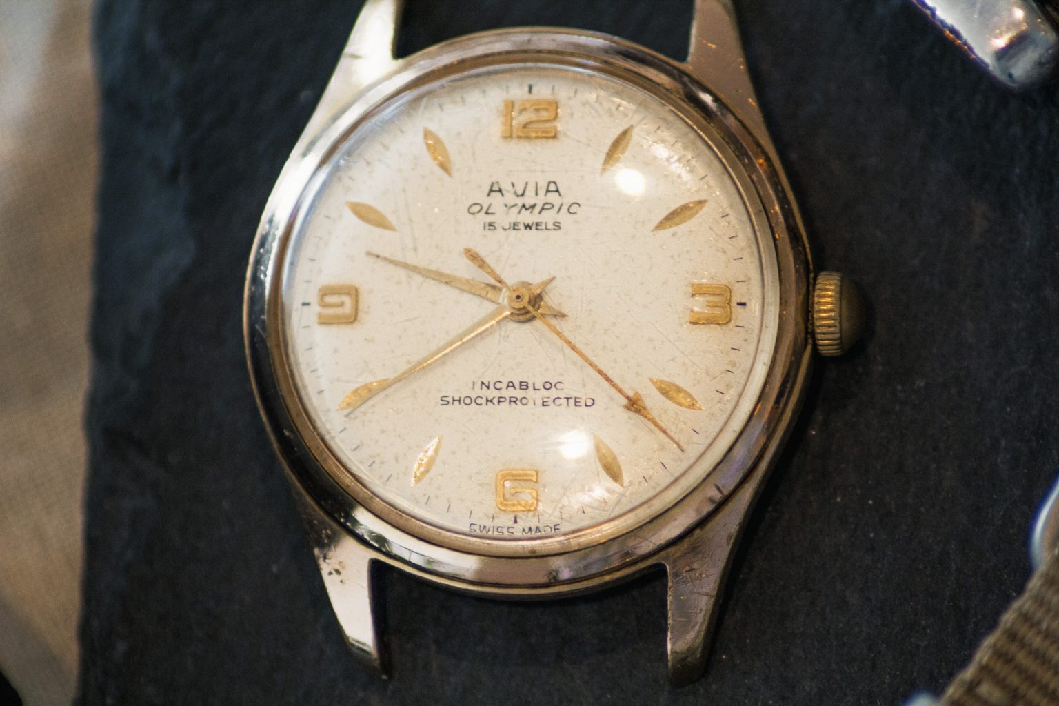 1970s Avia Olympic 15 Jewels Vintage Wristwatch | Oldfield